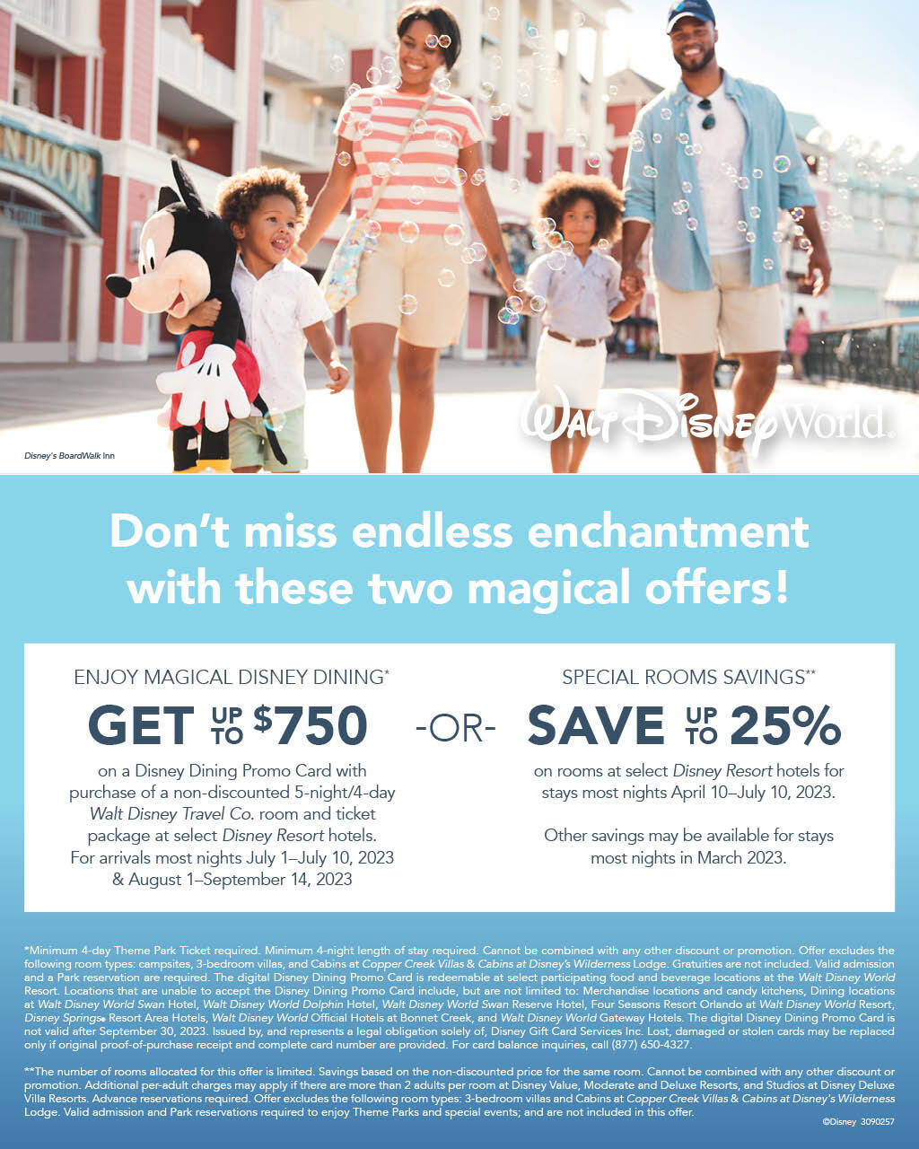 Current Offers • destinationwonderlandtravel.com